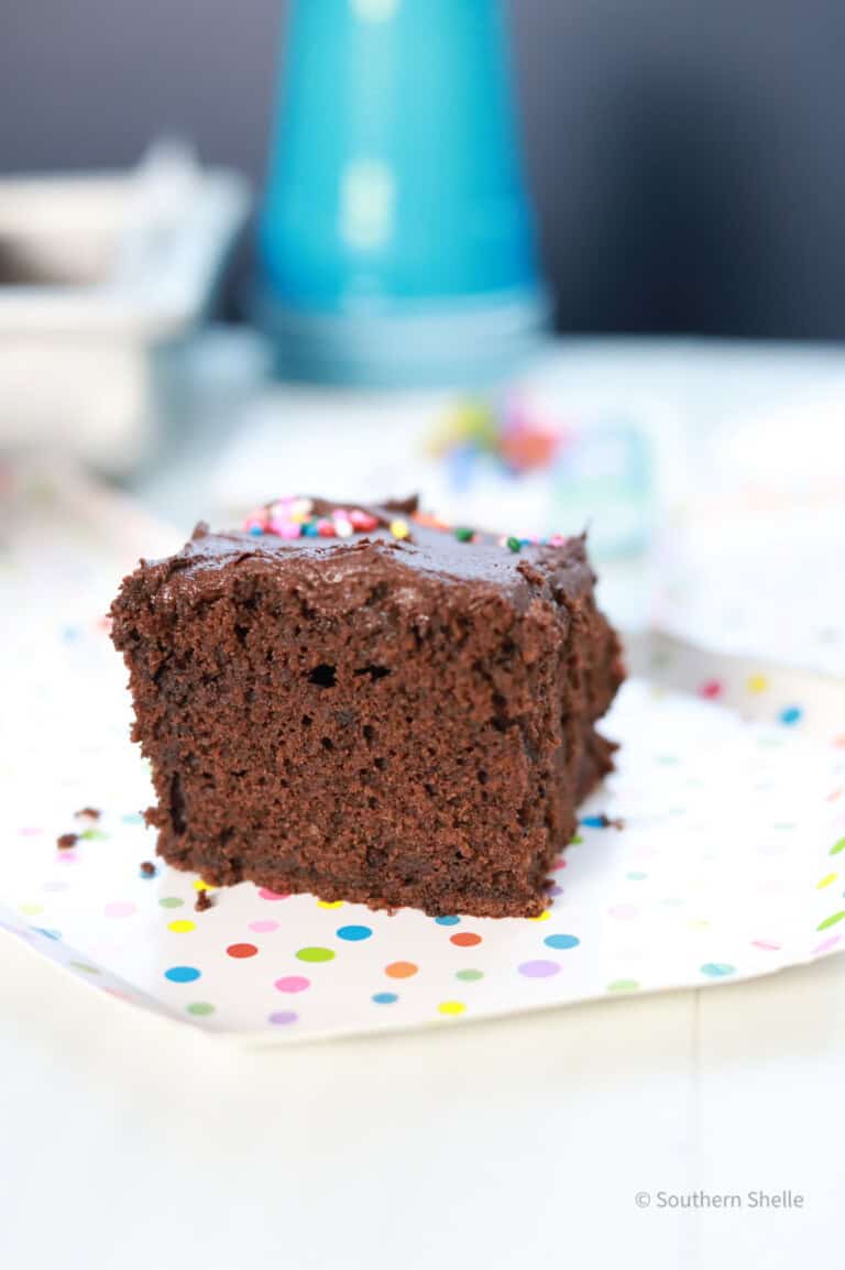 Easy Chocolate Buttermilk Sheet Cake • Southern Shelle