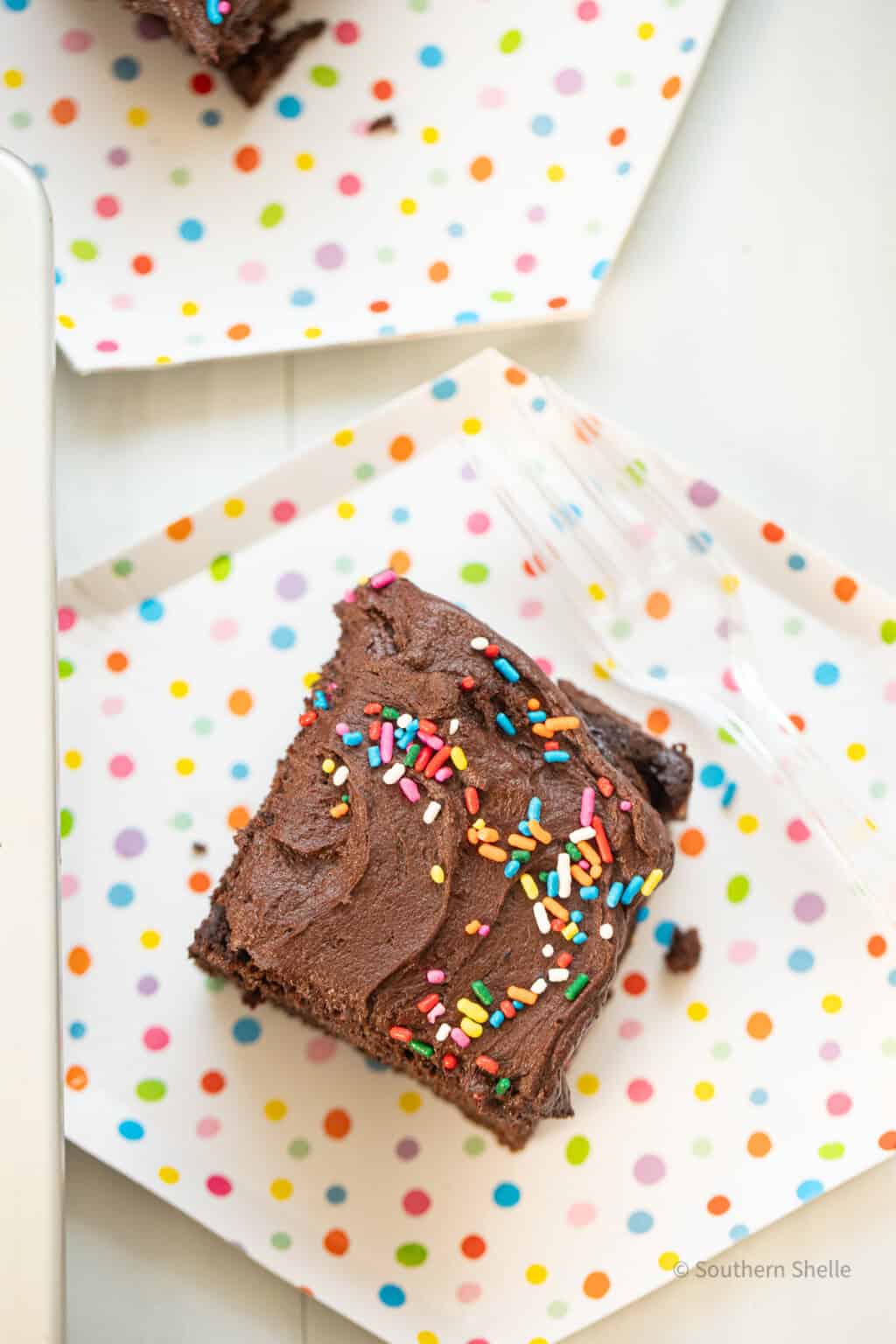 Easy Chocolate Buttermilk Sheet Cake • Southern Shelle